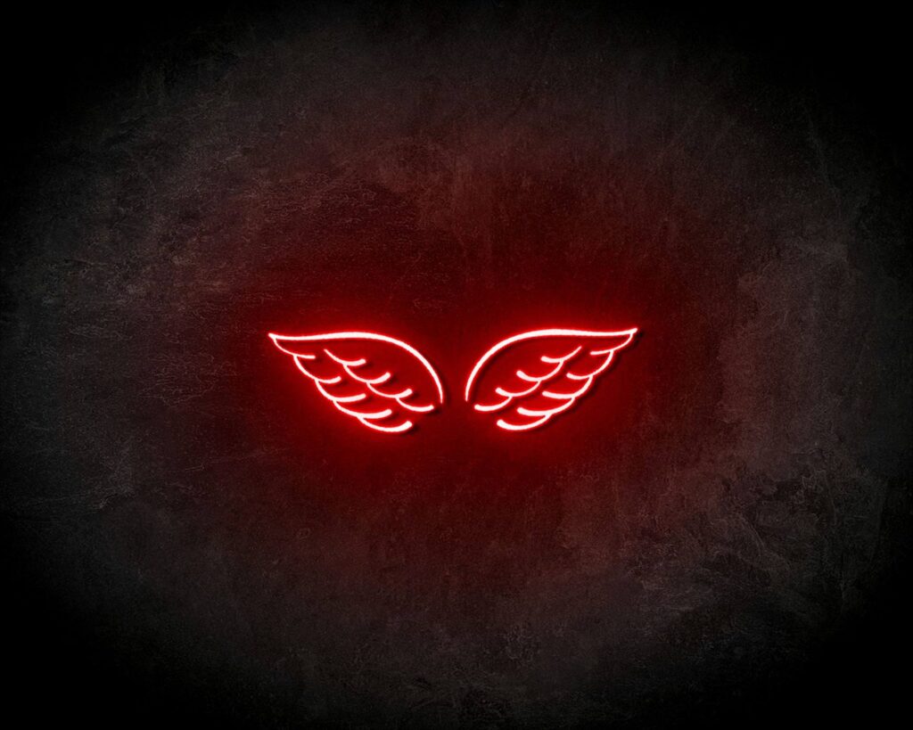 LED Neon Sign Wings - The Neon Company - DE